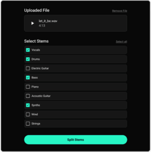 Stem splitter | Loudly